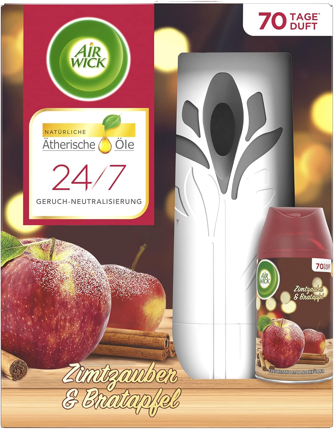 Air Wick Freshmatic Max – Starter-Set mit Gerät und 1 Nachfüller – Batteriebetrieben – Duft ...