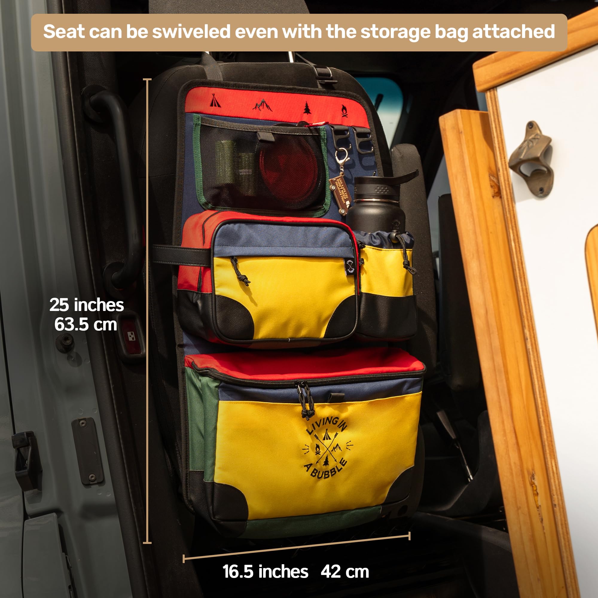 Premium Car Seat Storage Bag Car Living Living In A Bubble Premium ...