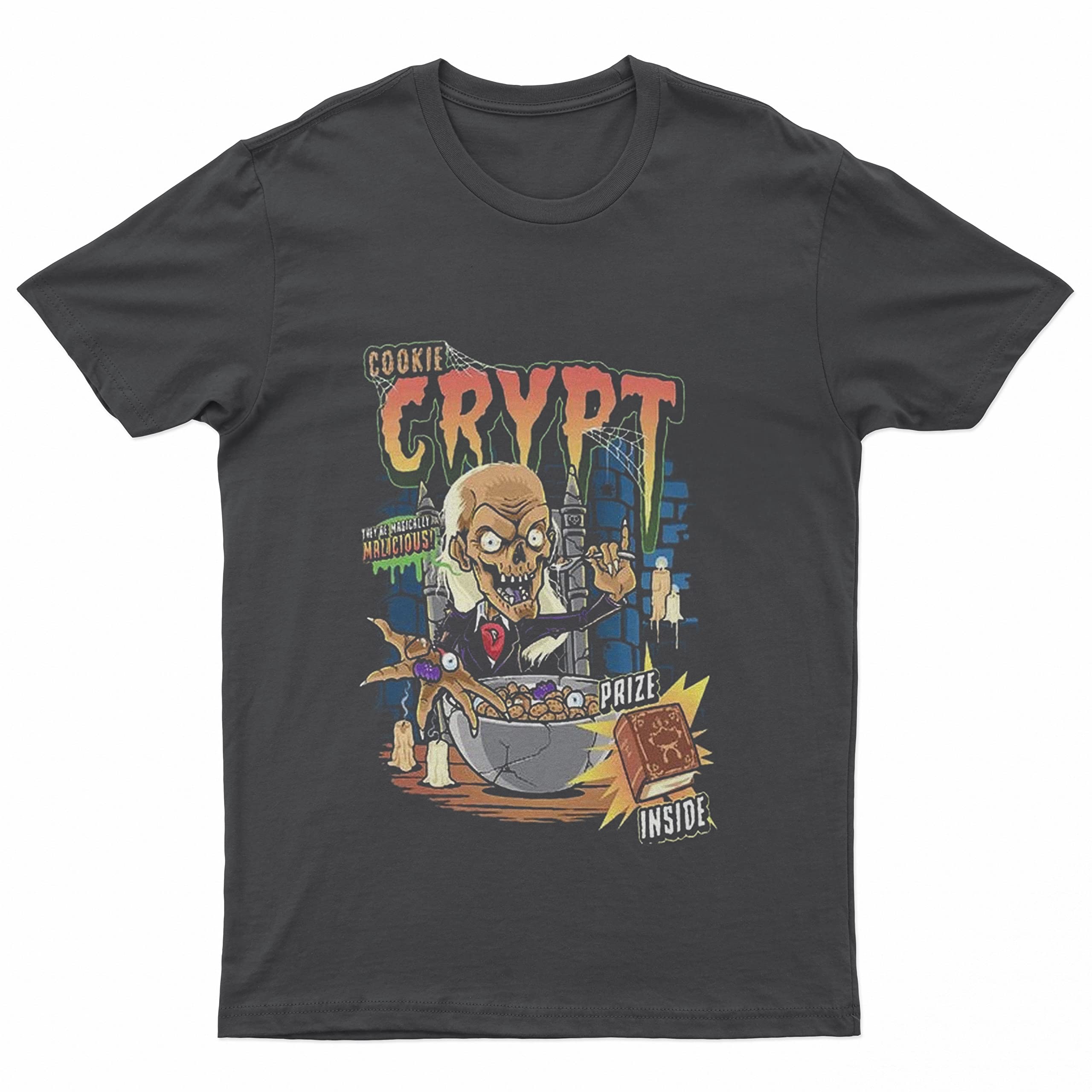 Amazon.com: T-Shirt, Tal-ES from The Crypt Horror Movie Merch Tee Scary ...