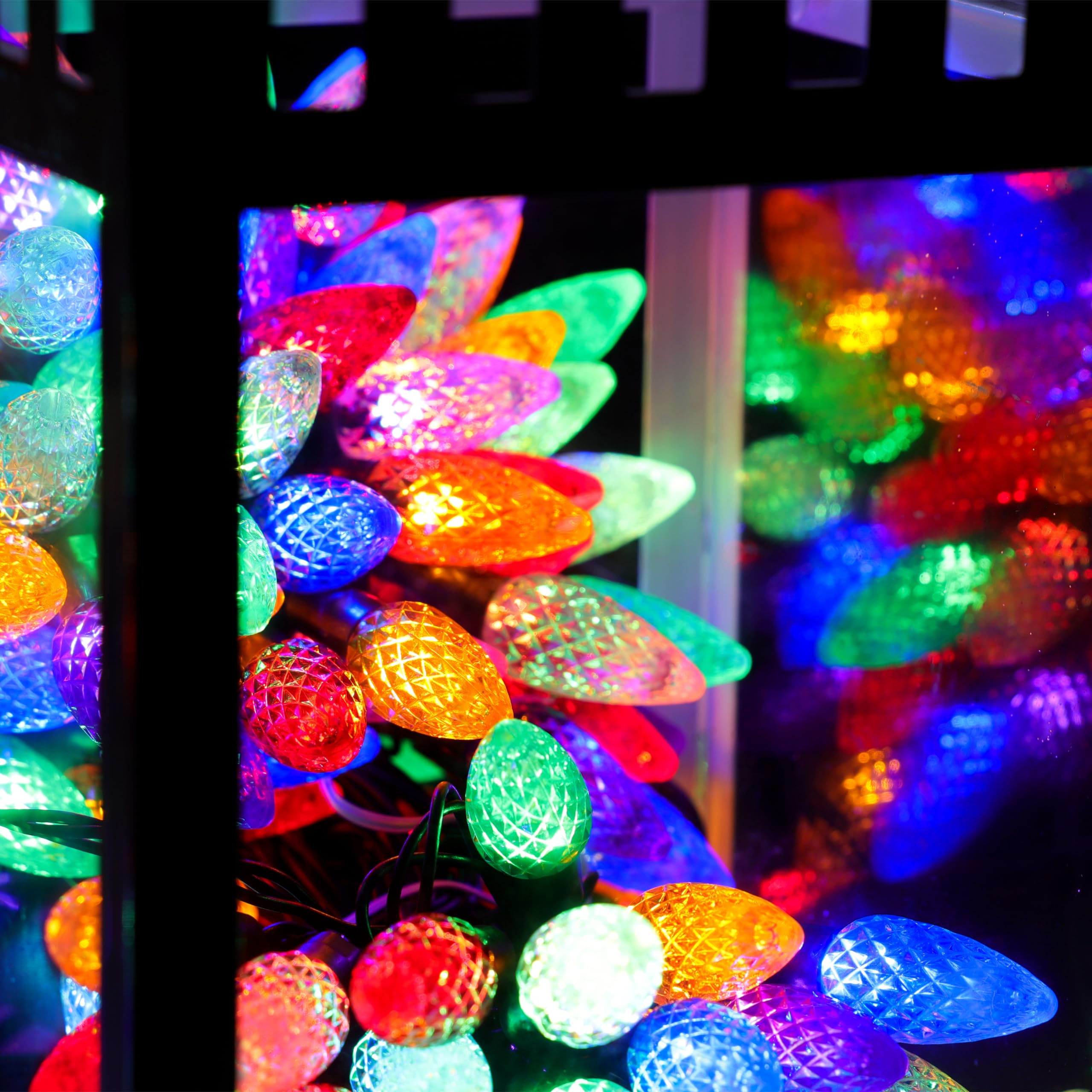 Christmas Concepts 200 Multi Colour Pinecone Lights with Twinkling ...