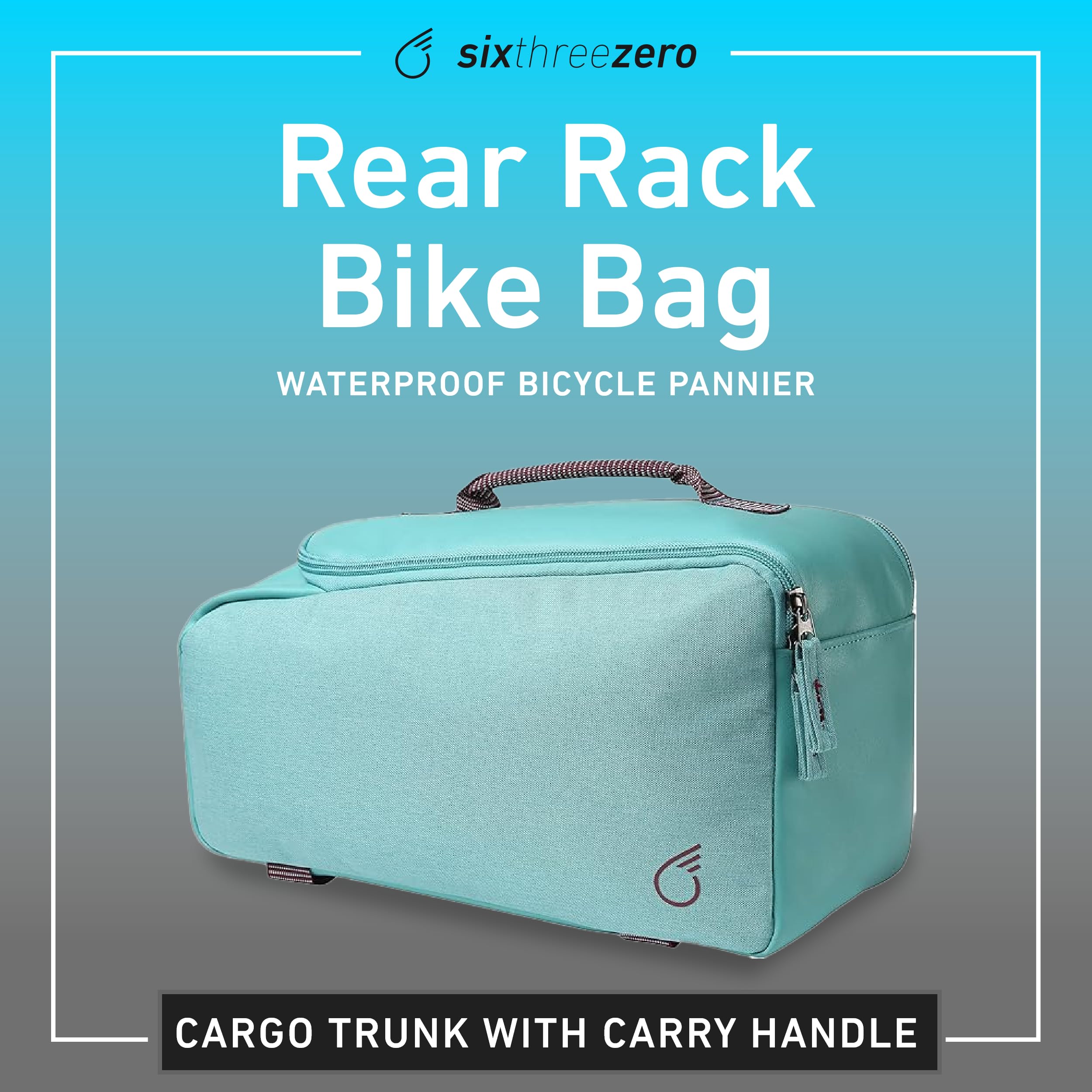 Snapklik.com : Sixthreezero Bike Bag For Rear Rack, Waterproof ...