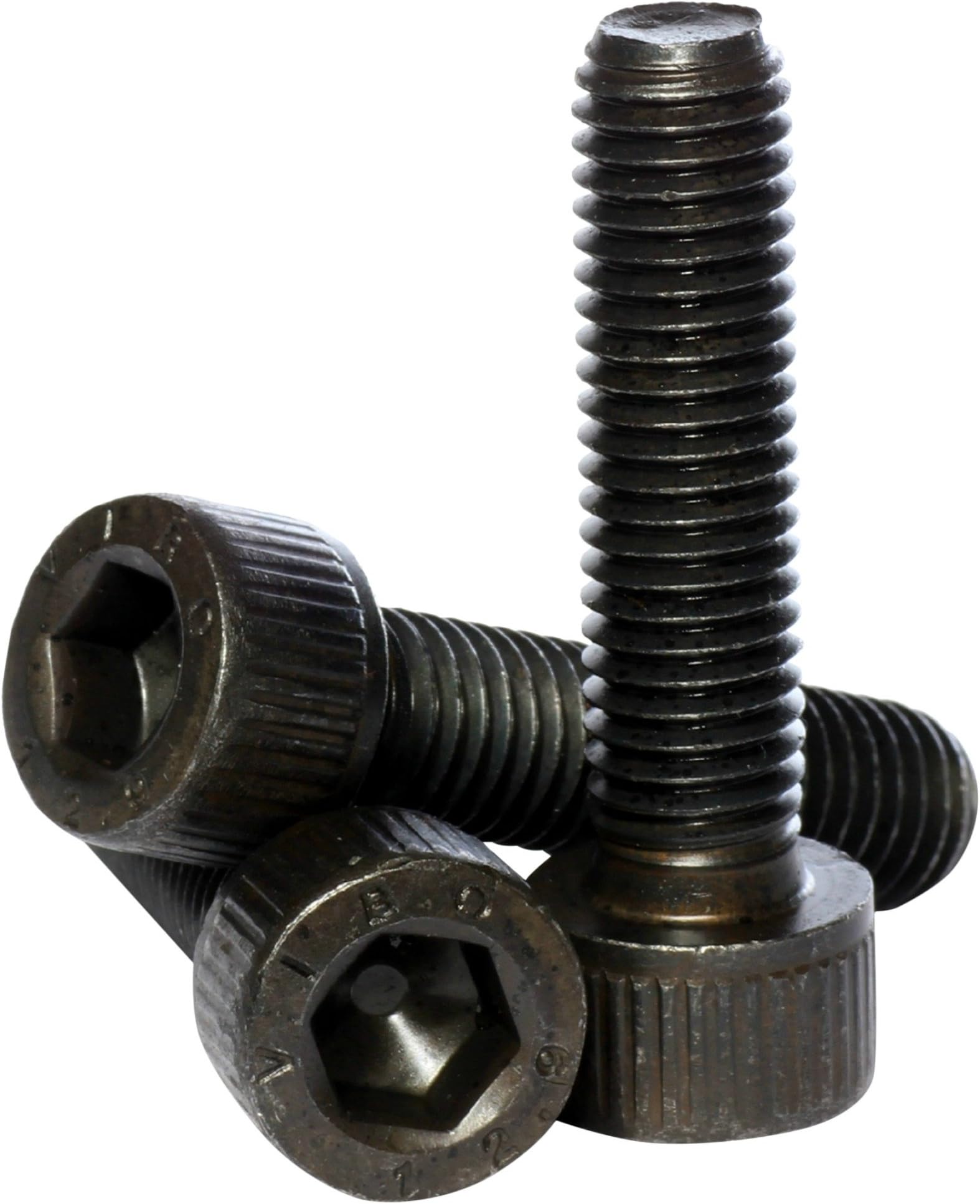 (5mm) M5 x 15 Black 12.9 Grade High Tensile Hex Socket Cap Screws Self ...