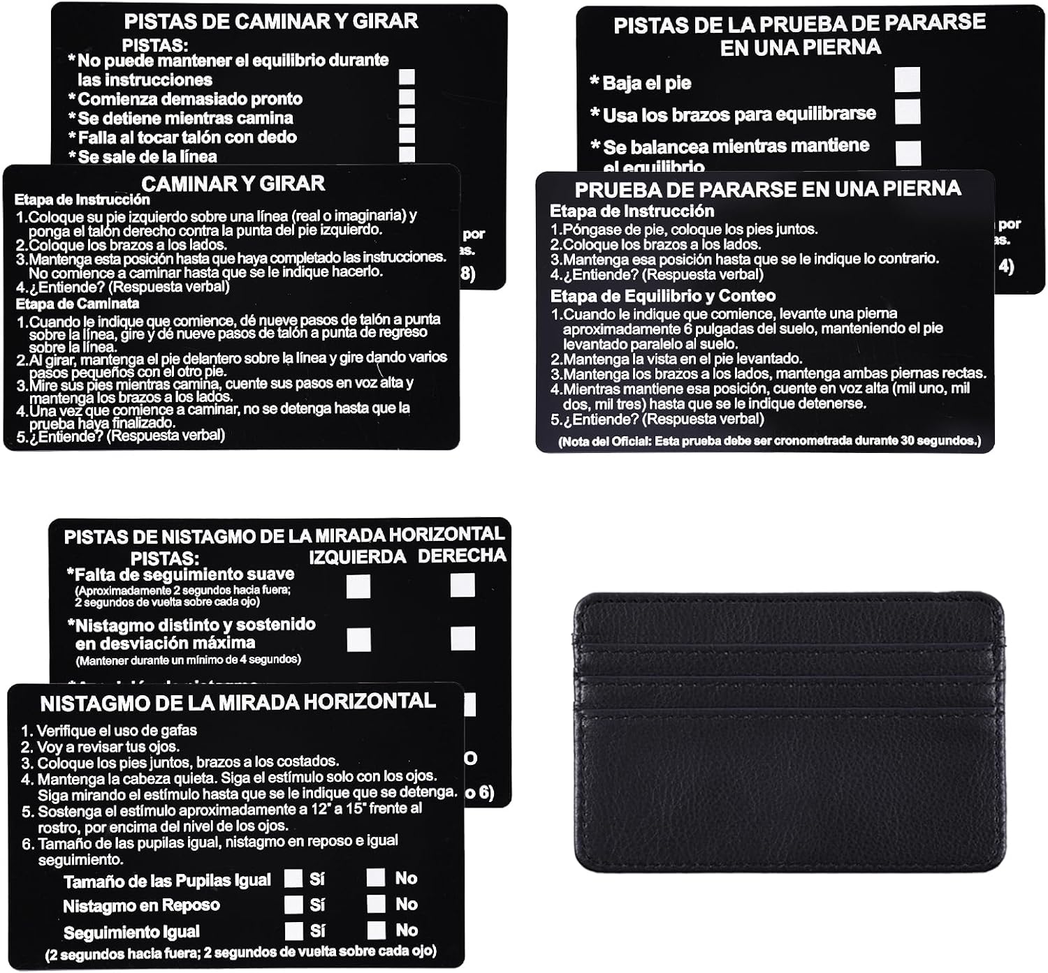 Amazon.com : JunehenTB 3PCS/Set Spanish SFST Instruction Card with ...