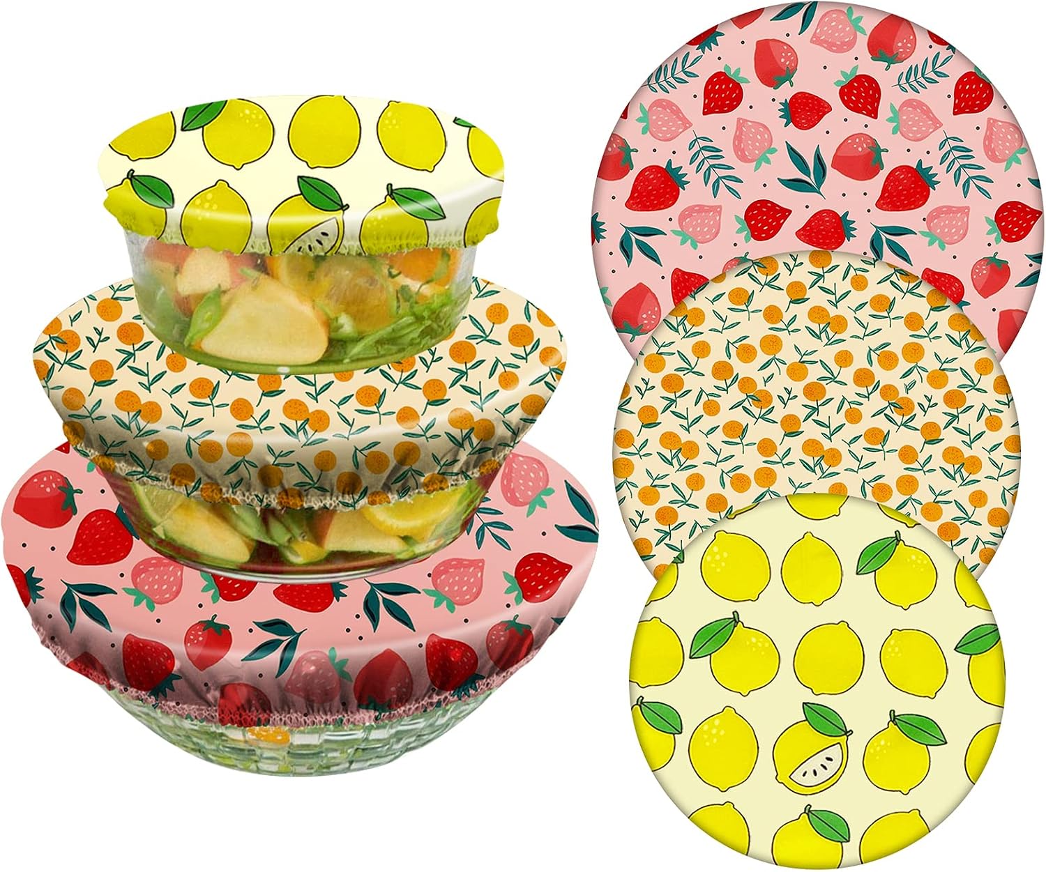Amazon.com: PICcircuit Beeswax Wrap Covers 3 Pack, Beeswax Wraps For ...