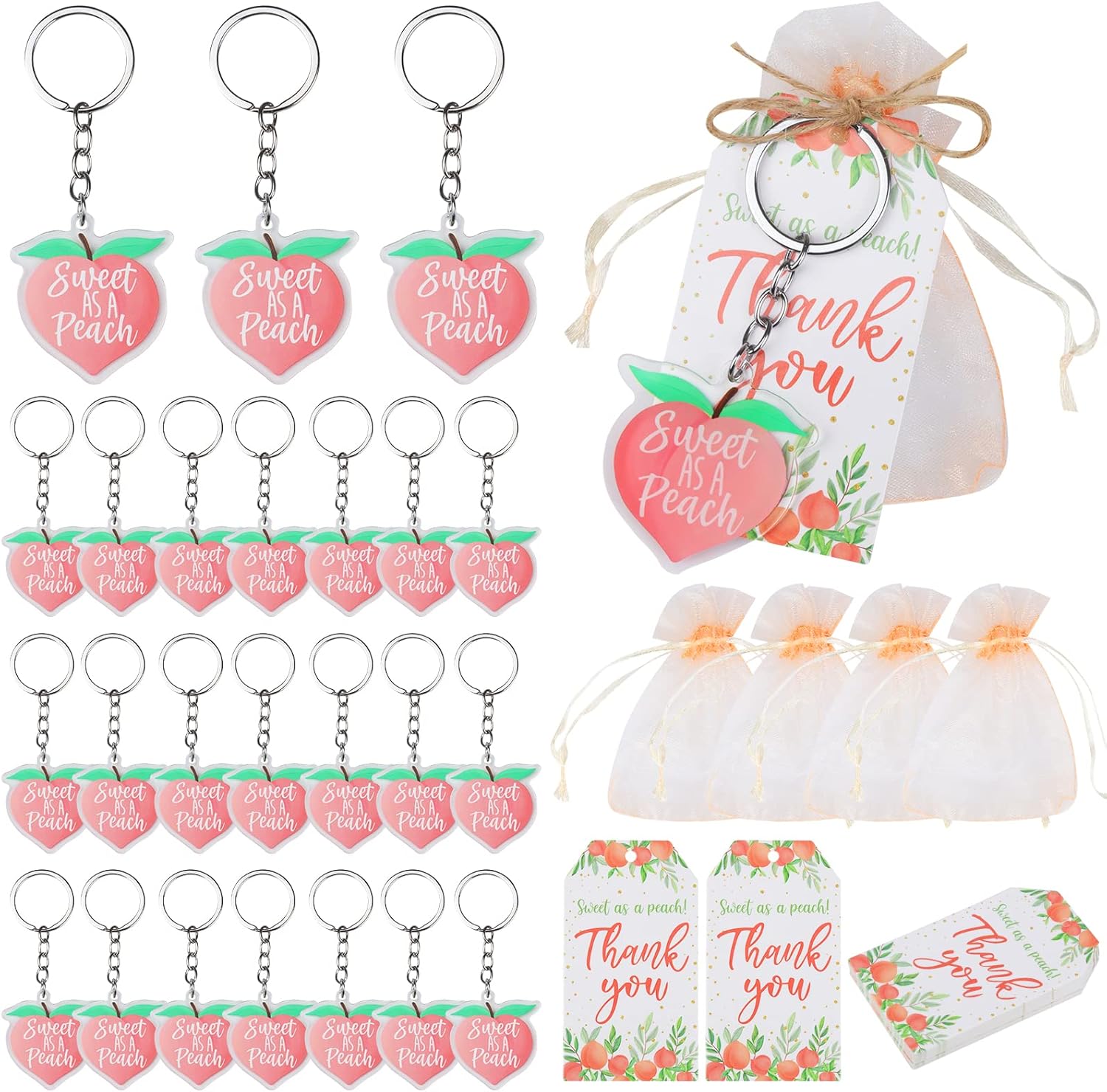 Amazon.com: Sweet As a Peach Party Favors, Little Cutie Party Favors ...