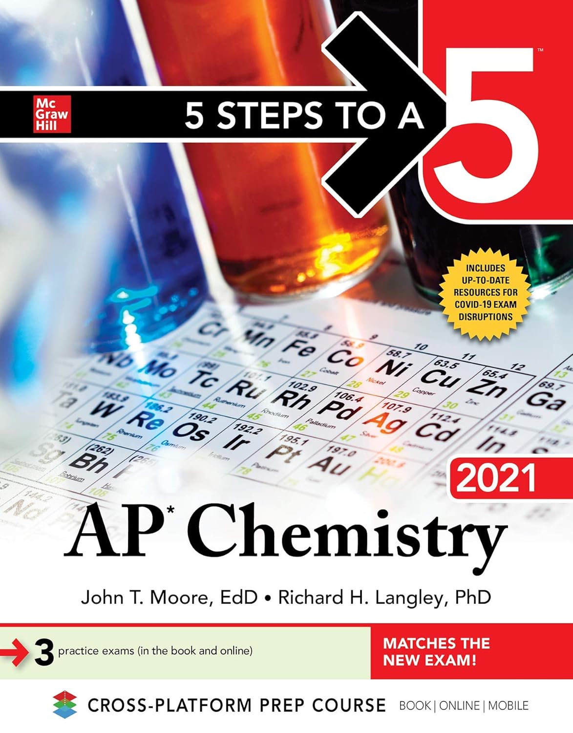 Amazon.com: 5 Steps to a 5: AP Chemistry 2021: 9781260464603: Moore ...