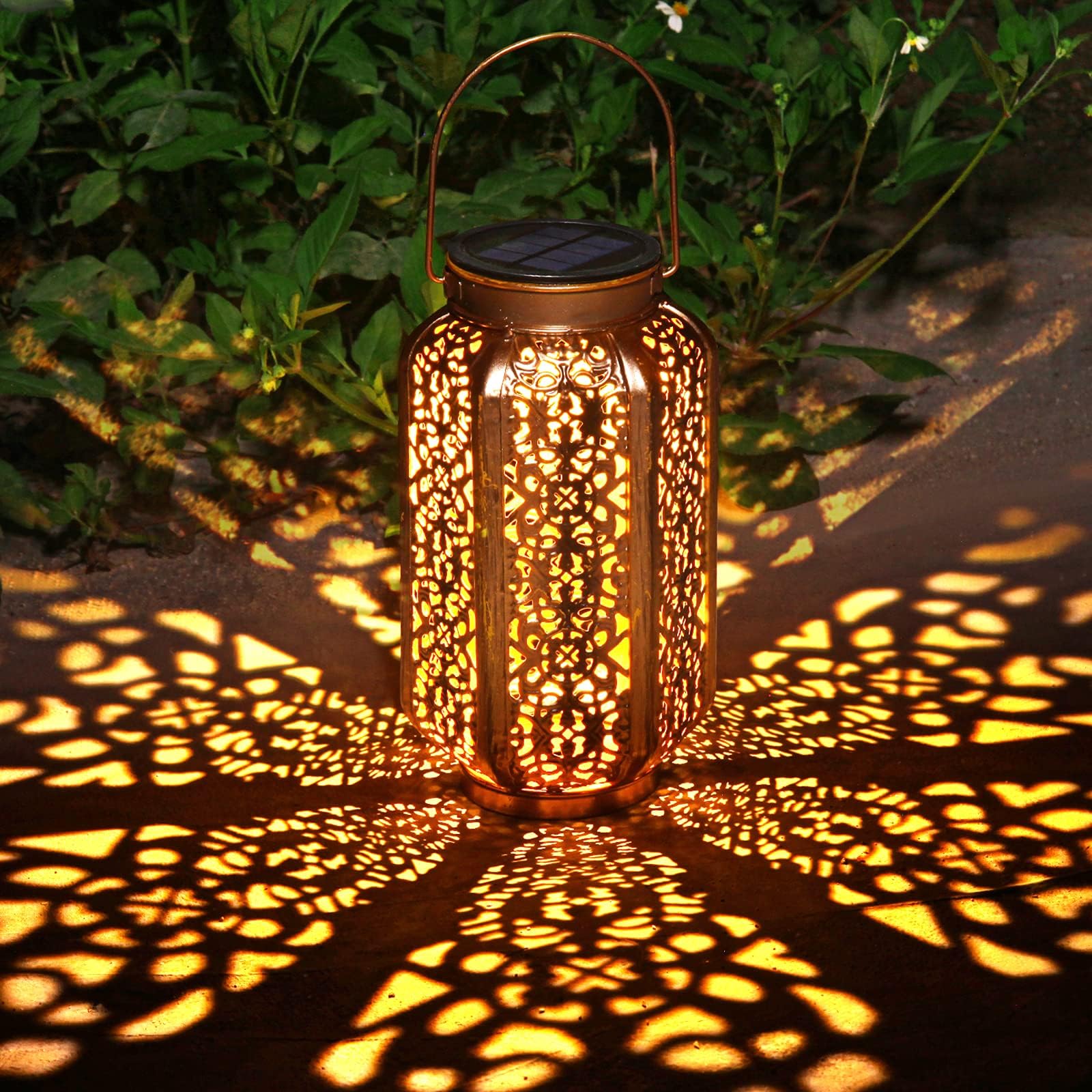 Solar Lanterns Outdoor Hanging Garden Lanterns Morrocan Large Outdoor ...