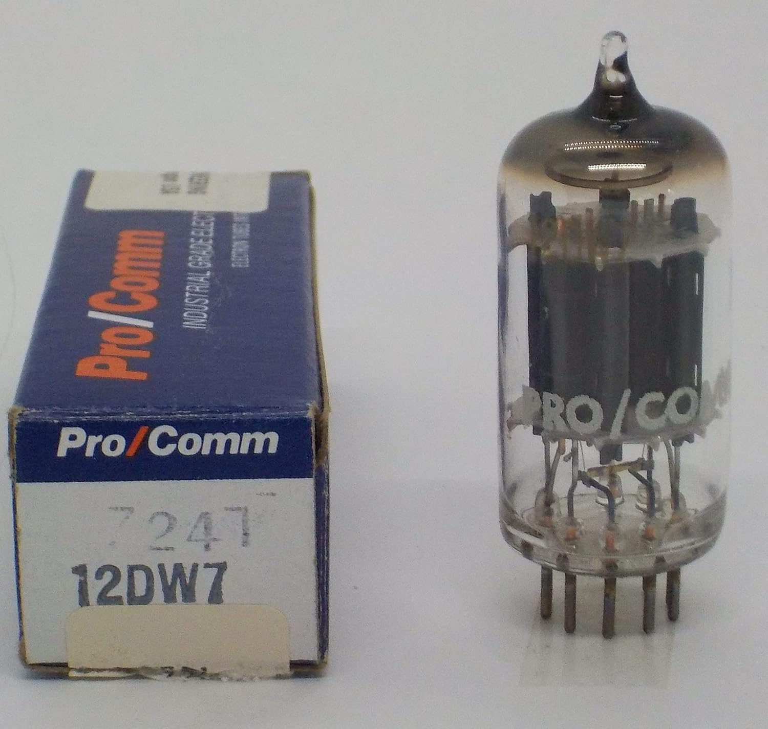 Amazon.com: 12DW7-7247 NOS Tested Split-mu Twin Triode Tube, Labeled ...