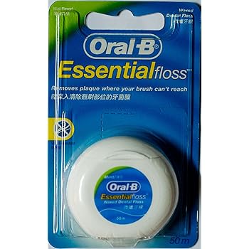 Oral-B Essential Dental Floss Regular 50 m 96171 (Pack of 6): Amazon.co ...