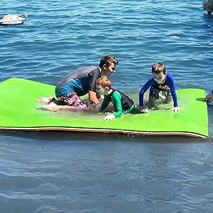 Amazon.com: 3 Layers XPE Floating Water Mat，9/12/18 Ft Lily Pad Lake ...
