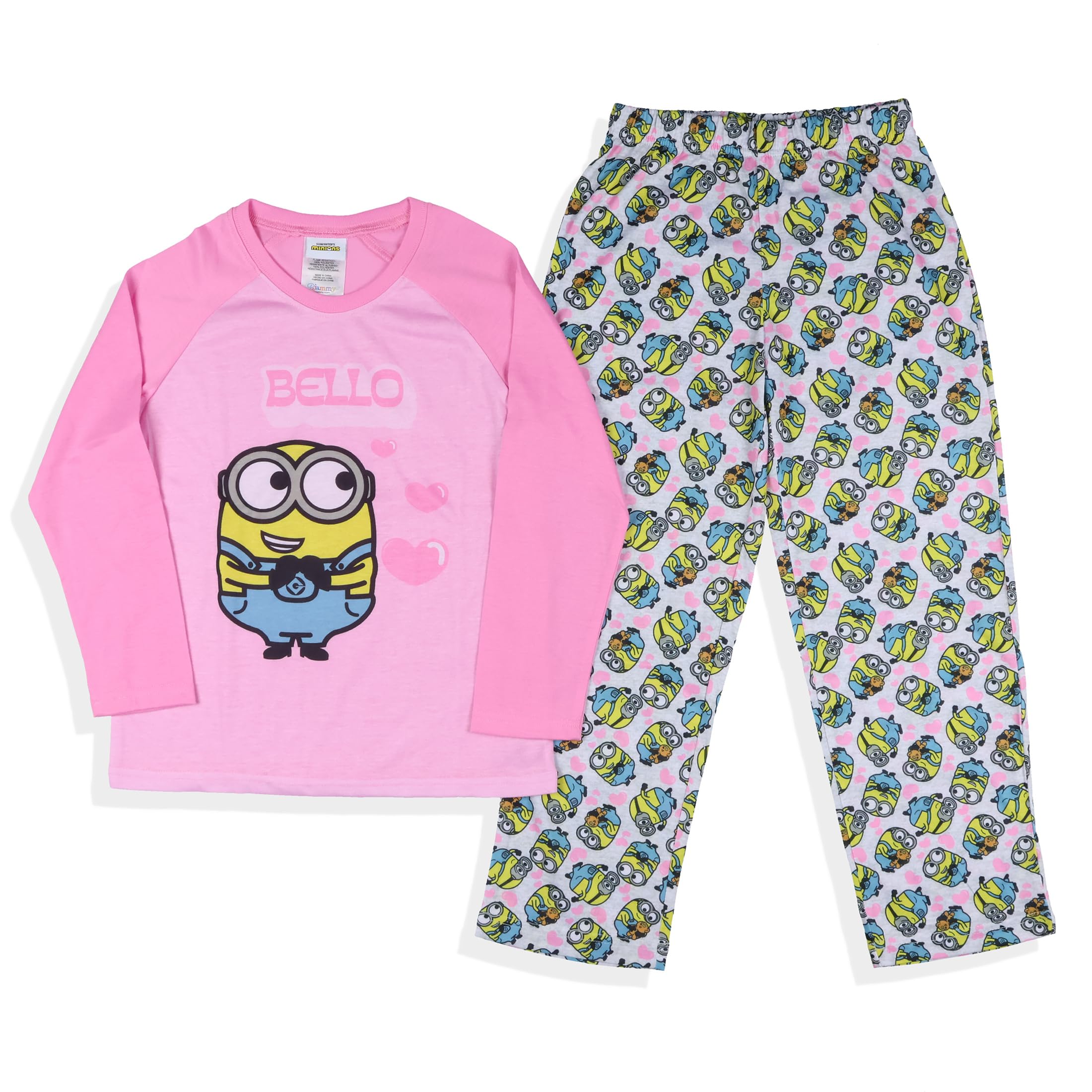 Snapklik.com : INTIMO Despicable Me Girls Minions Bello Hearts Sleep ...
