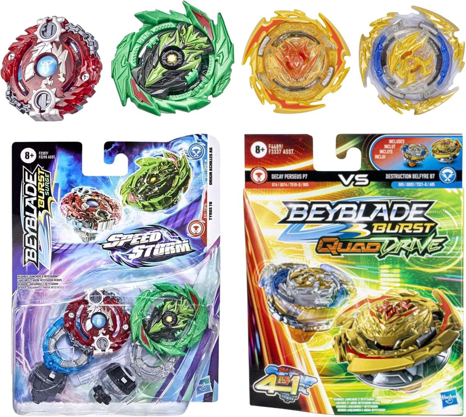 Toptoys2u Bargain Bundles Bey-blade Burst Speedstorm & Quad Drive ...