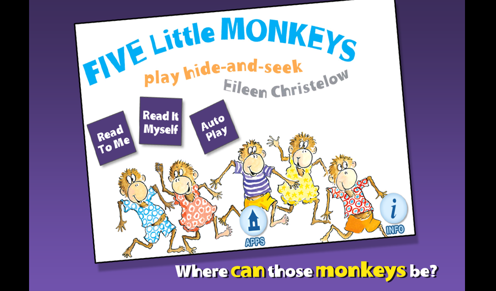 Five Little Monkeys Play Hide and Seek - App on Amazon Appstore