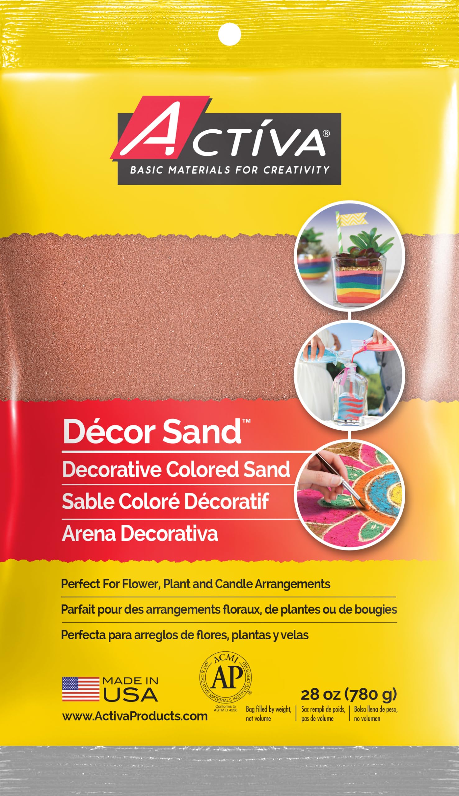 Snapklik.com : Activa Harvest Decorative Colored Sand, 28-oz
