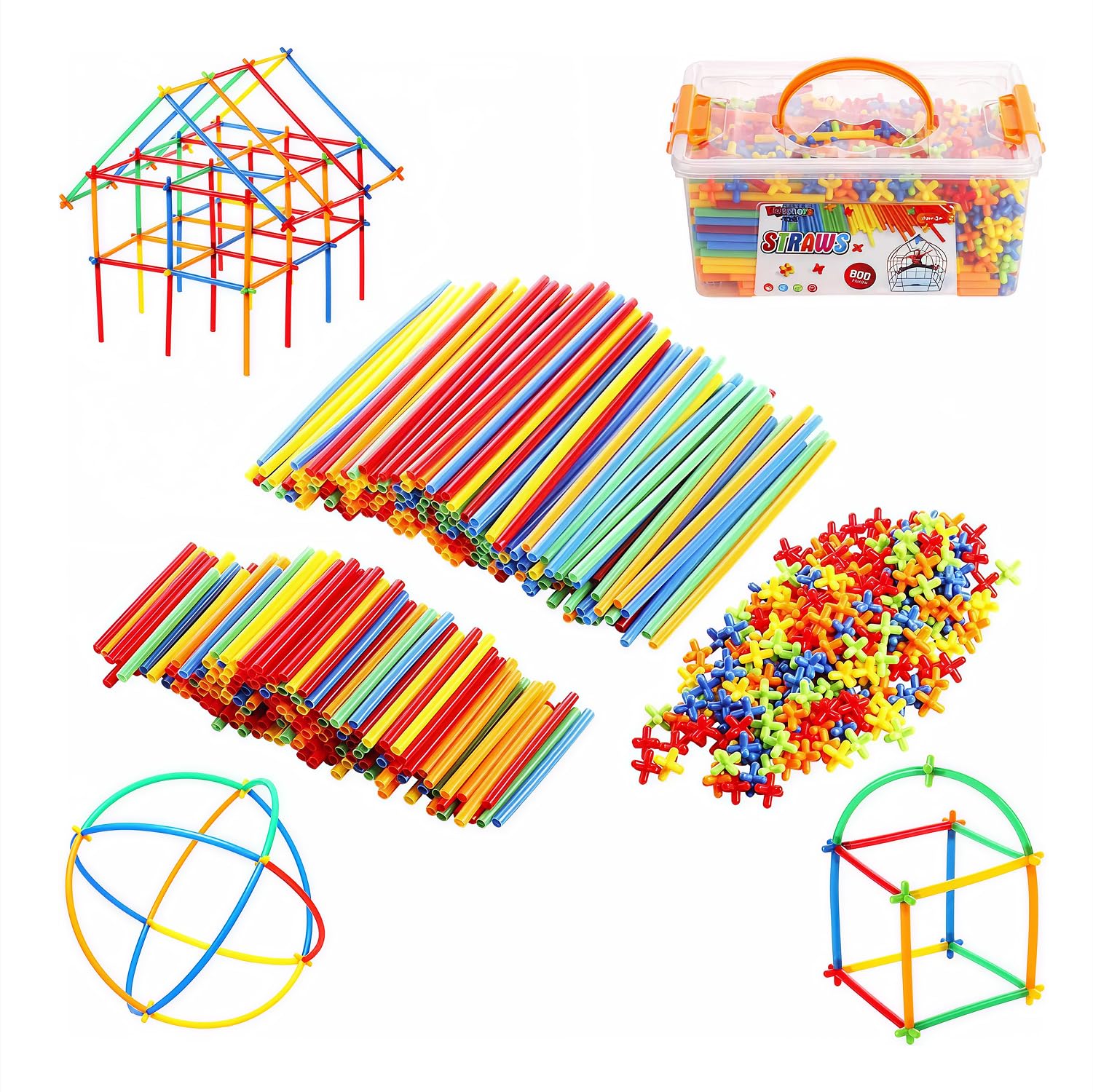 Straw Connectors Building
