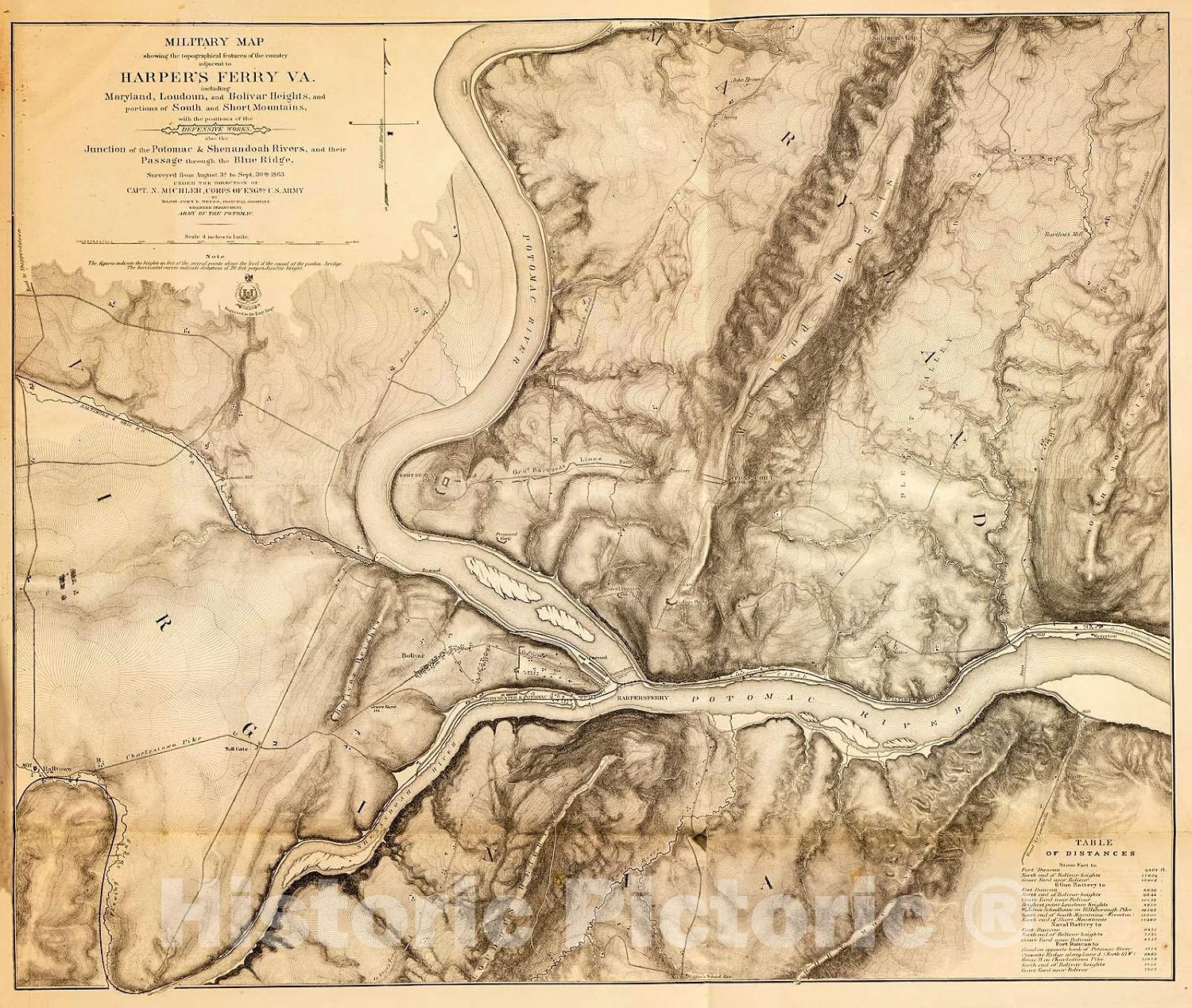 Amazon.com: Historic 1879 Wall Map - Military maps of The war of The ...
