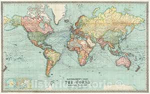 Amazon.com: Historic Pictoric Map, 1914 Bartholomew's Chart of The ...