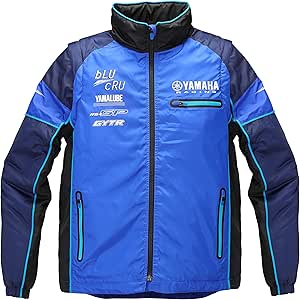 Amazon.co.jp: [ヤマハ発動機] RACING(ヤマハレーシング) YRF26-SA レーシング゛2WAYウォームジャケット ブルー 3Lサイズ 90792-Y1693 レース観戦 ...