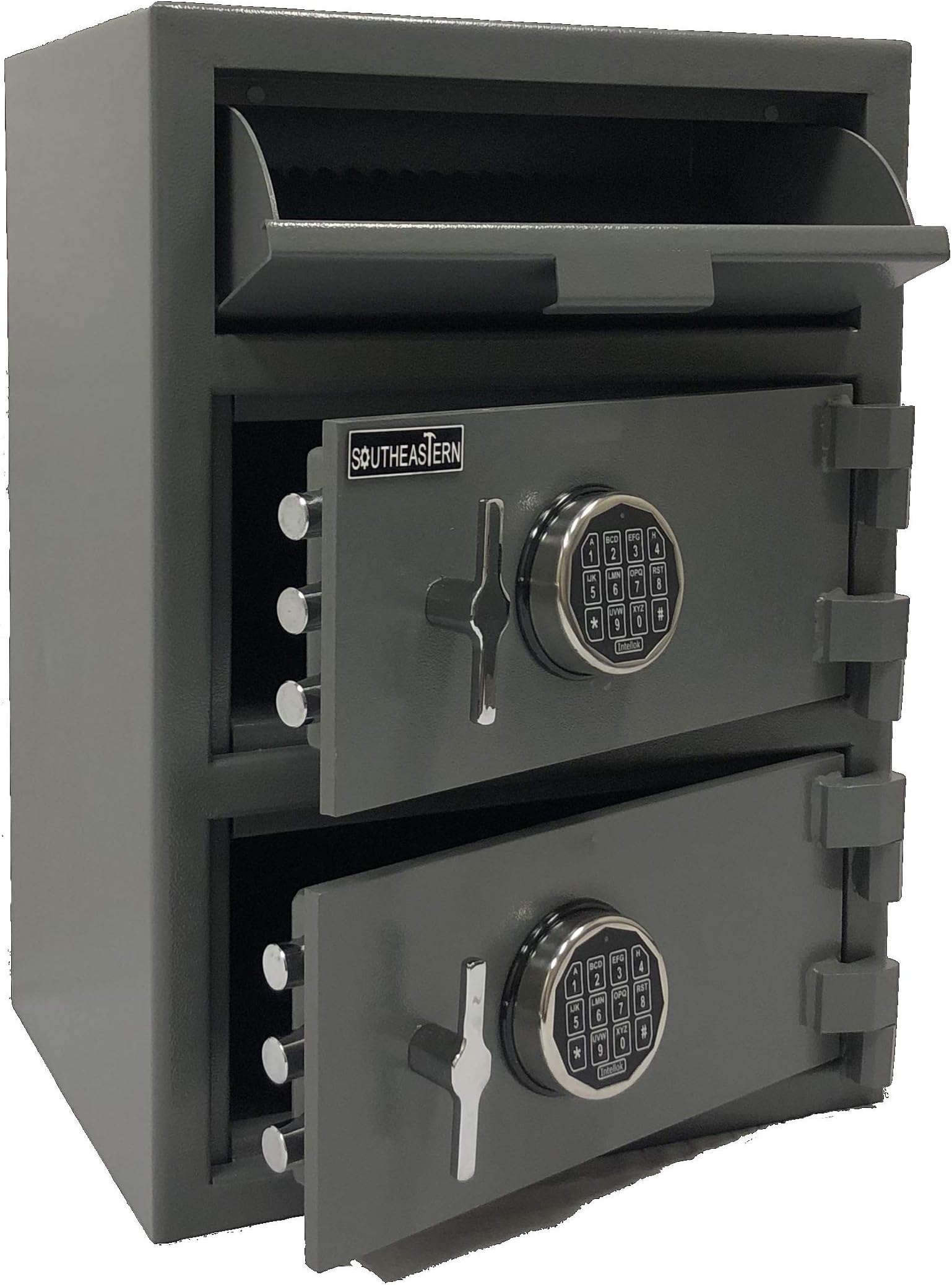 2 Door Cash Bag Southeastern Depository Drop Safe with High Security ...