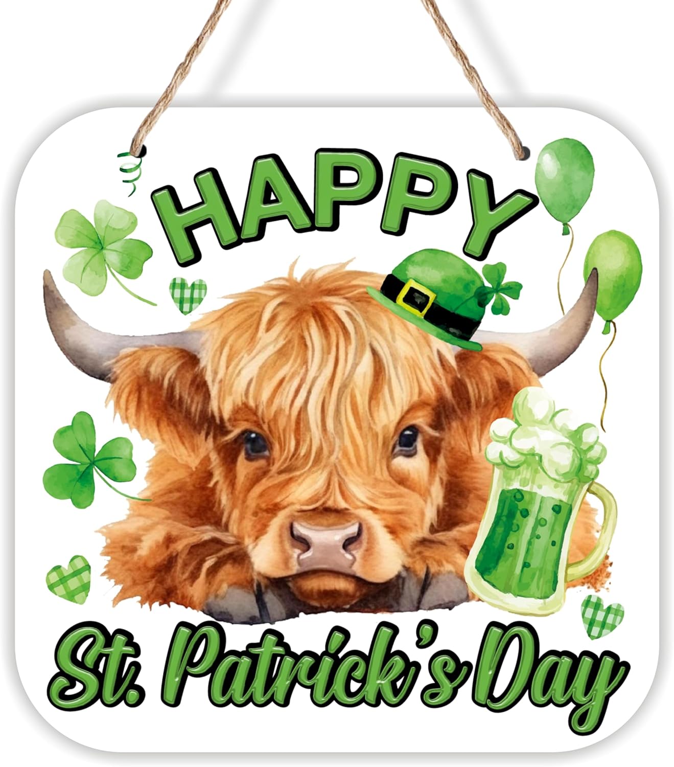 Amazon.com: Brkpy St. Patricks Day Decor, Happy St. Patricks Day ...
