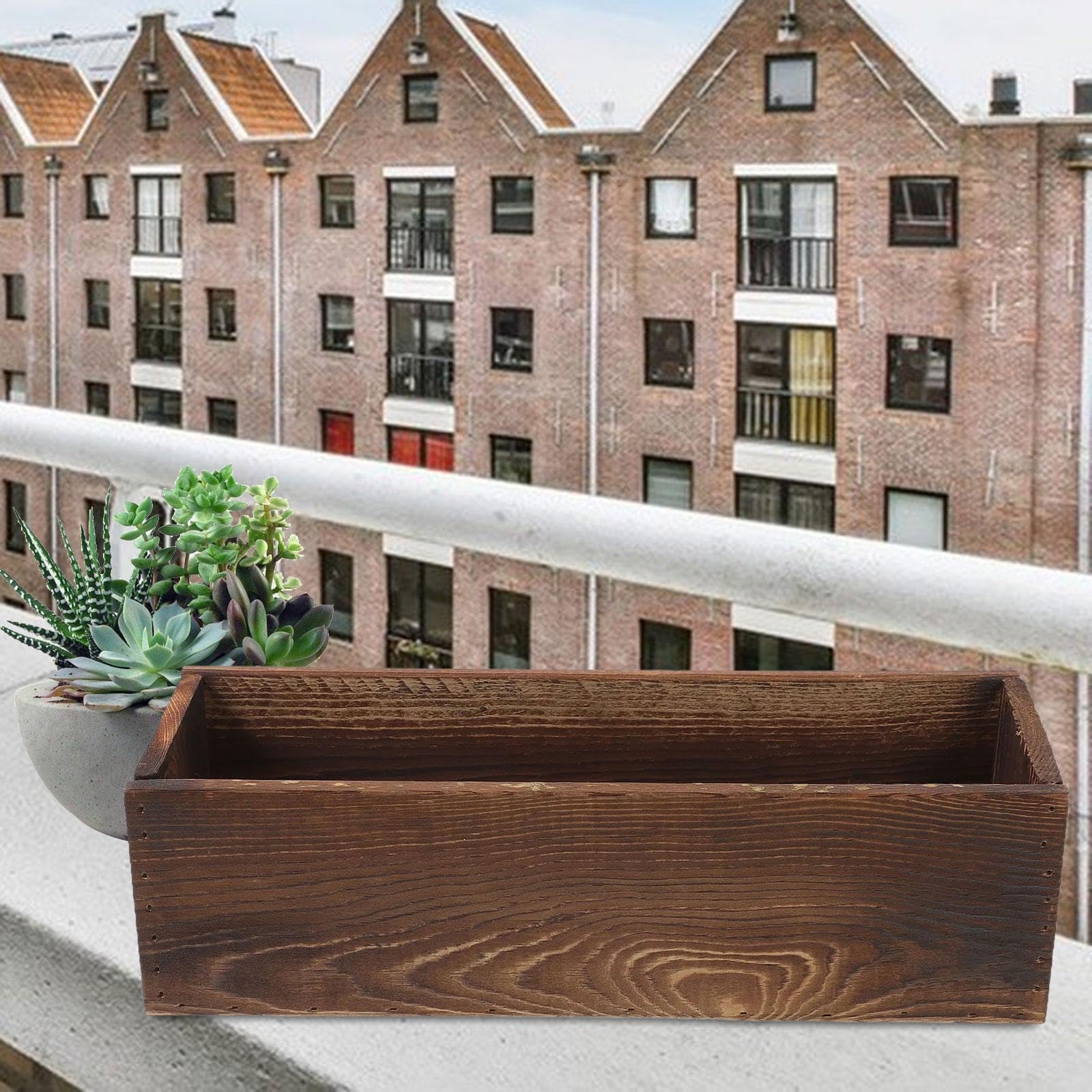 Novelty Wooden Planter Boxes 18" New Cedar Planter Box (3.50"T Short
