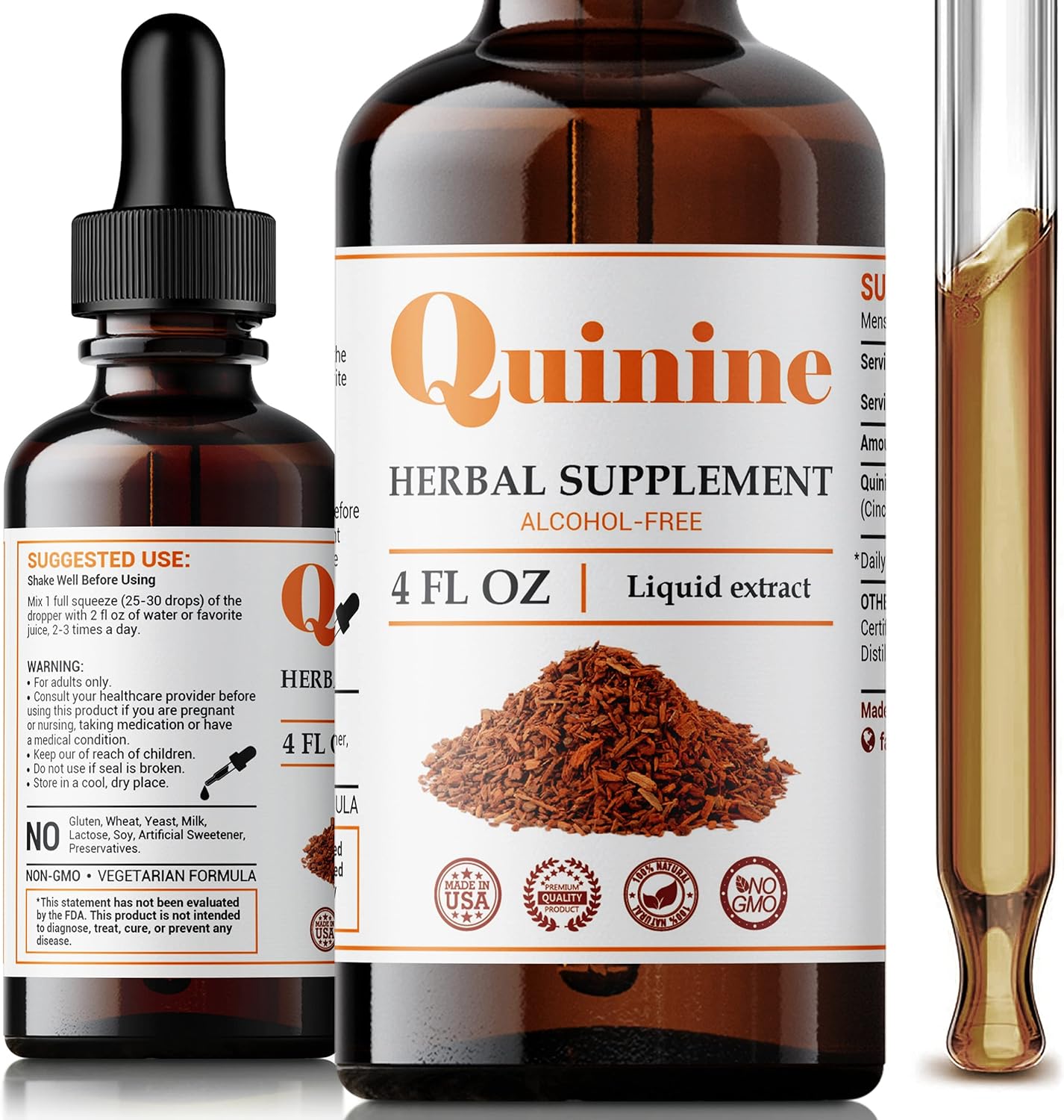 Amazon.com: Quinine Tincture Extract Quinine Dried Bark Herbal ...