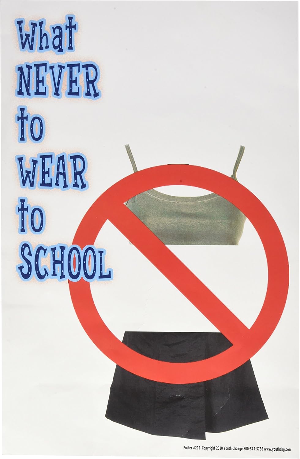 Amazon.com : Poster #202 What Never to Wear to School Series of Dress ...