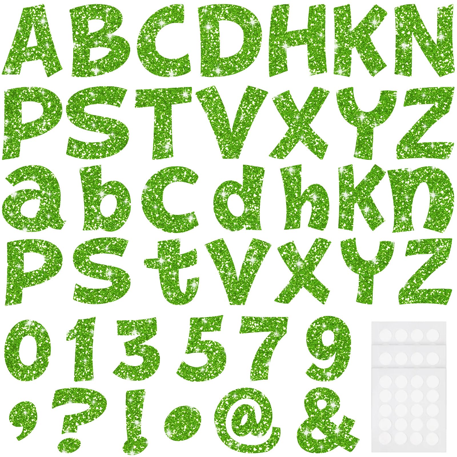 Snapklik.com : Colarr 216 Pcs Glitter Bulletin Board Letters For ...