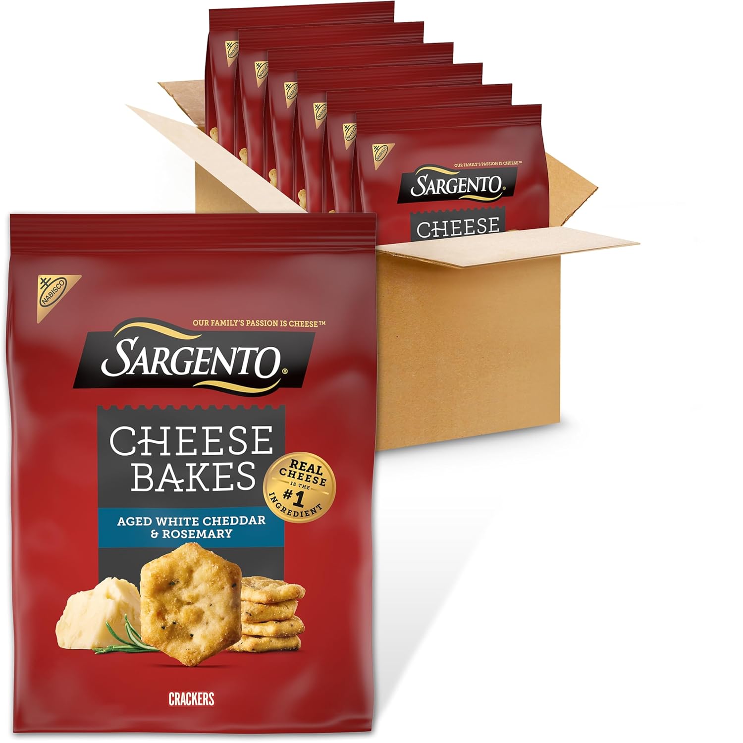 Amazon.com: Sargento® Cheese Bakes Aged White Cheddar and Rosemary ...
