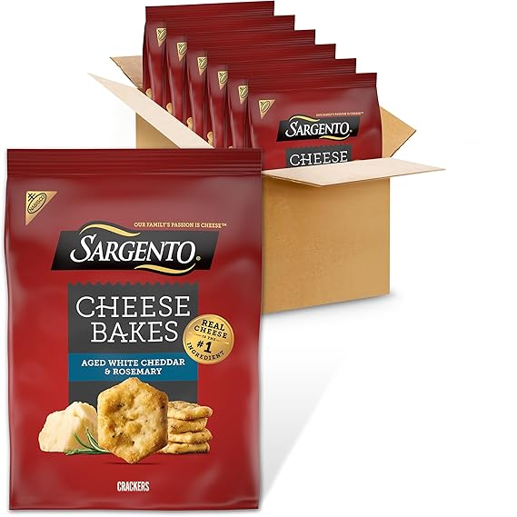 Amazon.com: Sargento® Cheese Bakes Aged White Cheddar and Rosemary ...