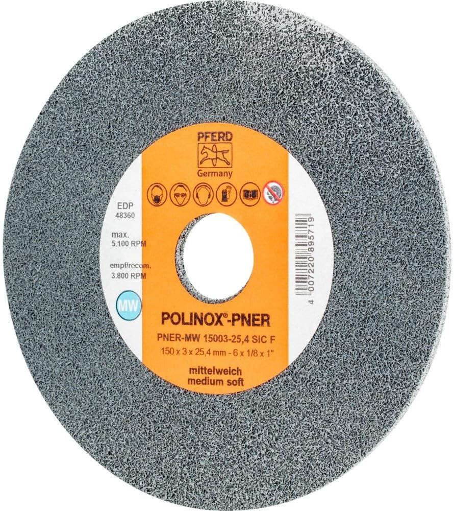 Pferd Polinox PNER-MH 44691629 Wheel 15003-25.4 C Fine - Amazon.com