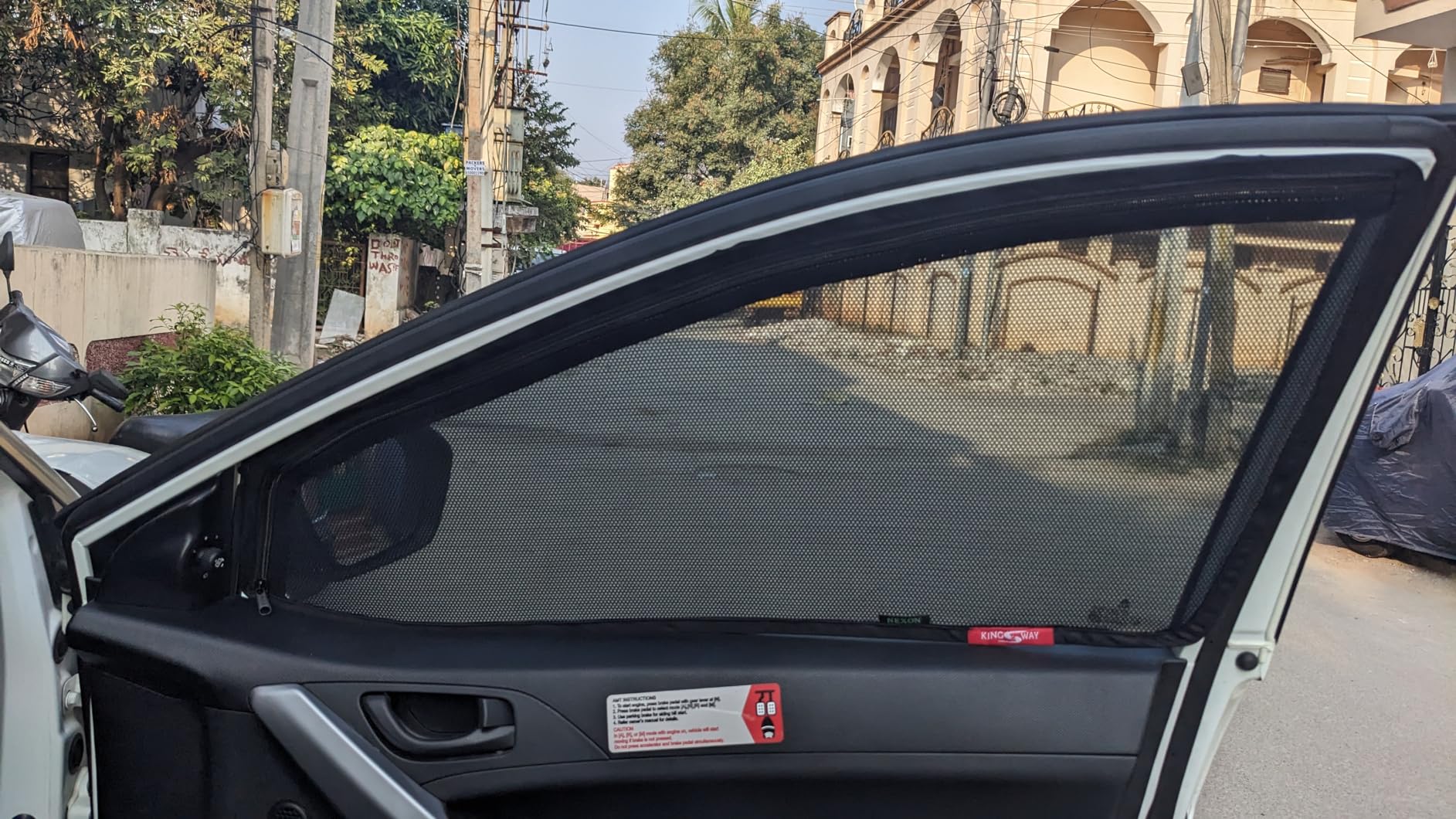 KINGSWAY® Nexon EV Car Sun Shade Zipper Magnetic Curtain for 2023 ...