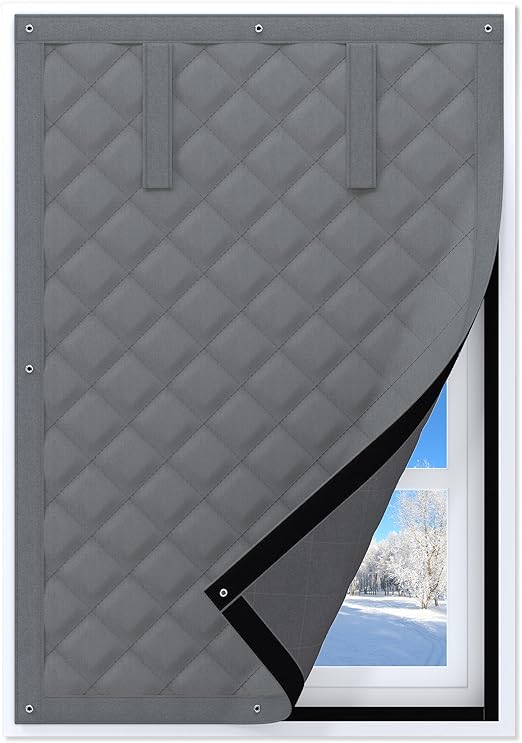 AGHITG Thermal Window Cover for Winter,38" X 62" for Window Insulation ...