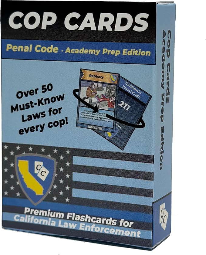 Amazon.com: Cop Cards: Academy Prep Edition - Premium Flashcards for ...