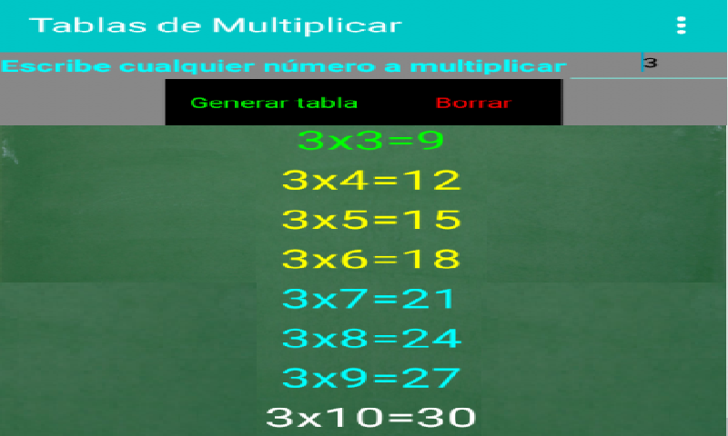 Math Tables - App on Amazon Appstore