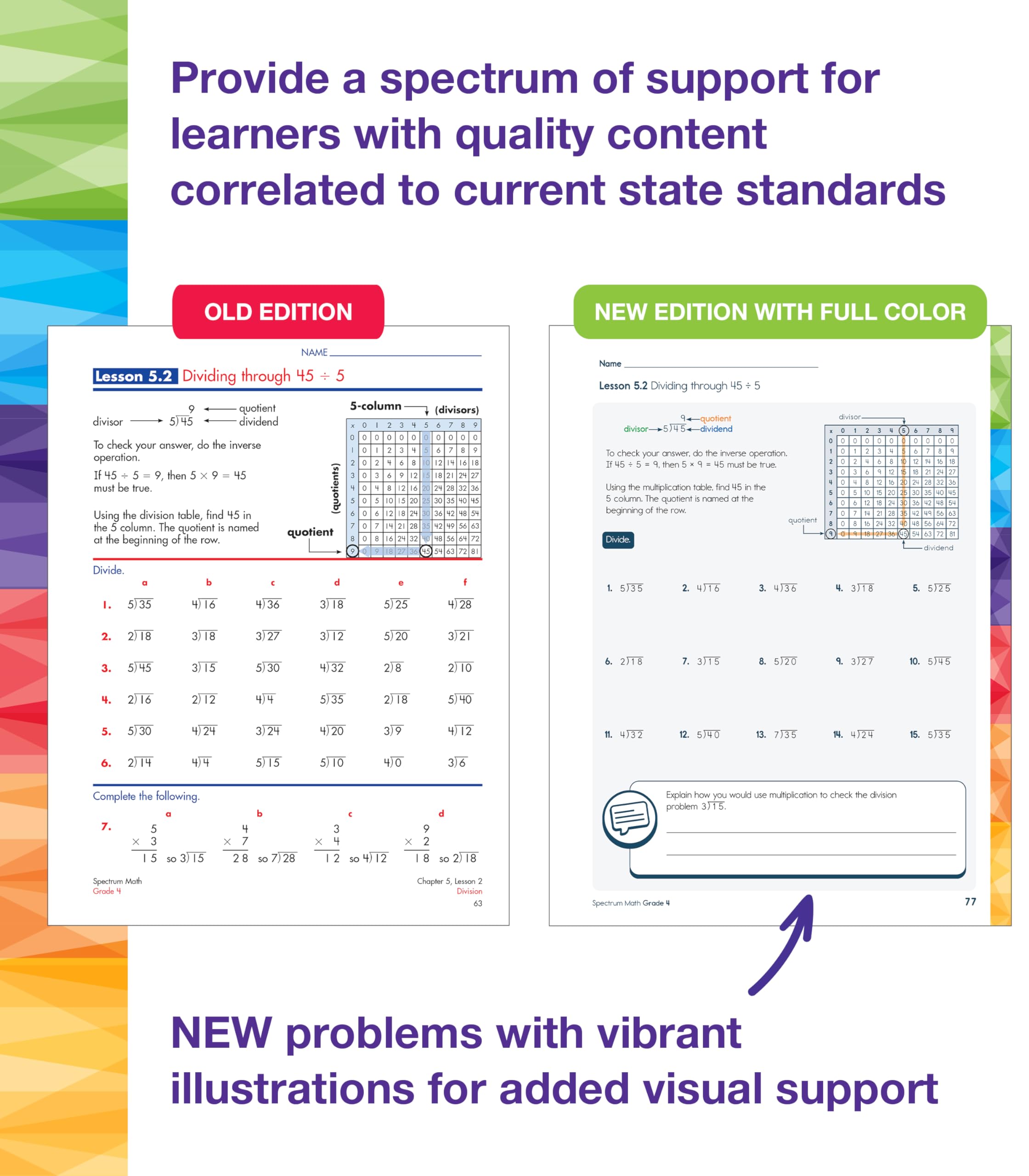 Snapklik.com : 4th Grade Math Workbooks, Mathematics Activity Book For ...