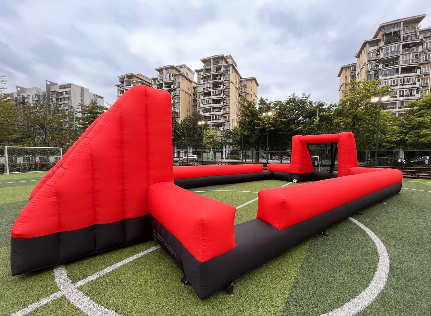 Snapklik.com : 40ft X 20ft Outdoor Inflatable Soccer Field Inflatable ...