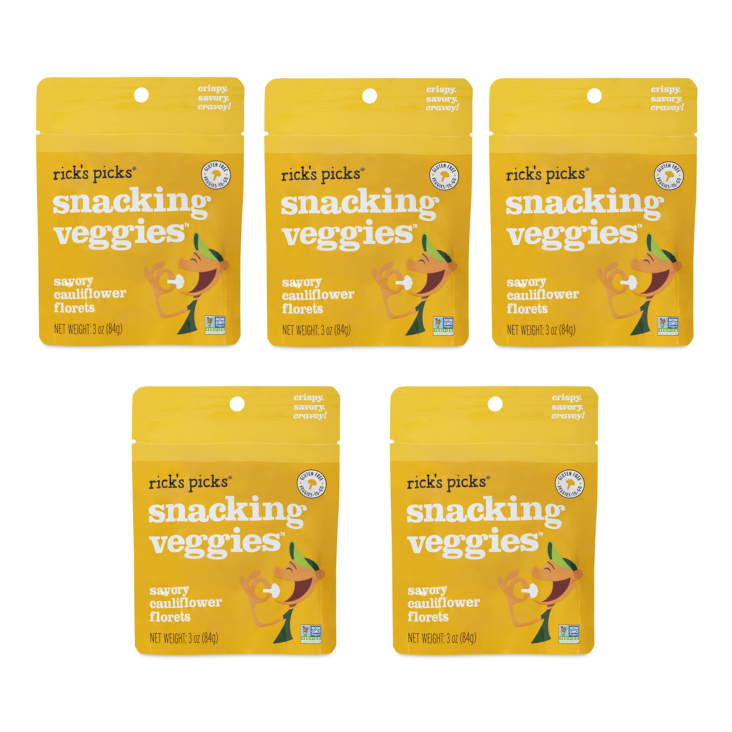 Snapklik.com : Ricks Picks Snacking Pickles, Savory Cauliflower Florets