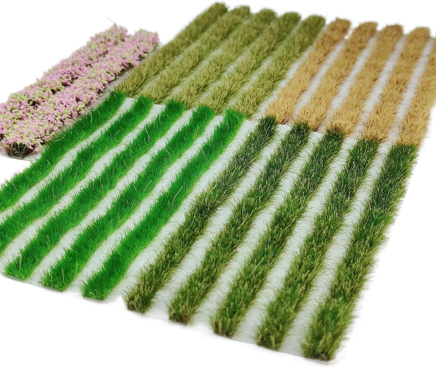 Amazon.com: gdeplok 22 Pcs Static Grass Strips, Rice Paddy Grass Model ...