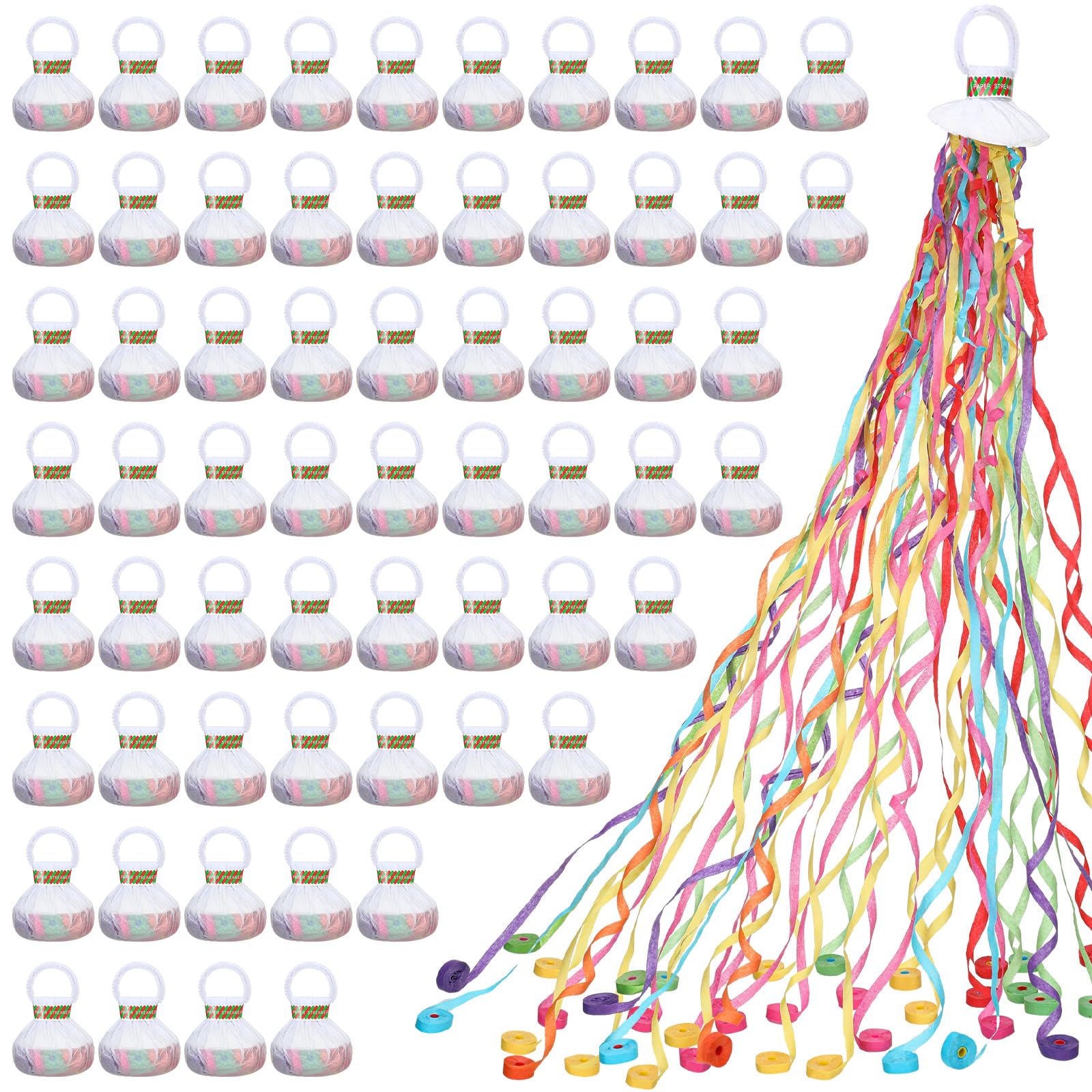 Amazon.com: Wettarn 100 Pcs Throw Streamers Confetti Romantic Hand ...