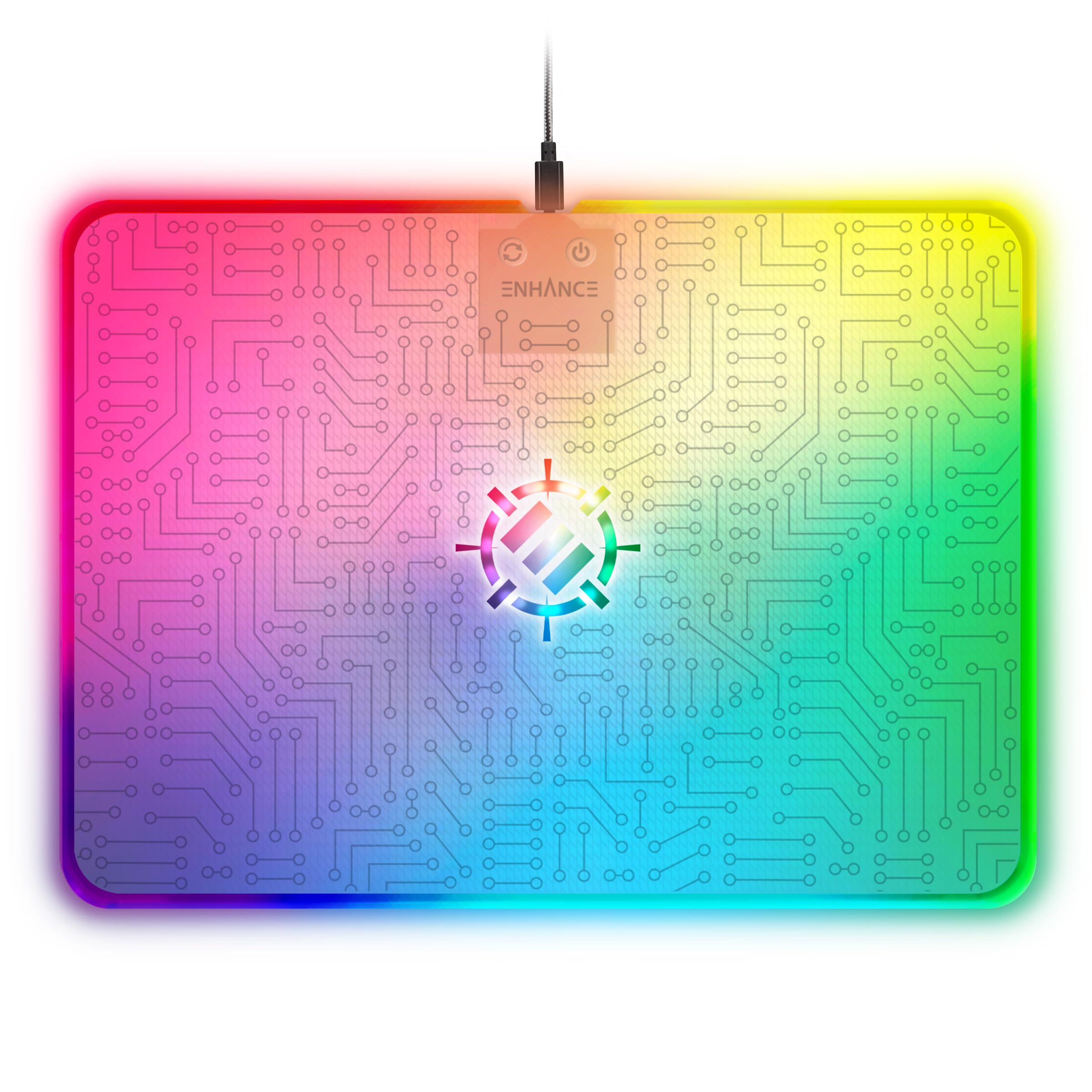 Amazon.com: ENHANCE Voltaic 2 Gaming Mouse Pad - Hard Mouse Pad with ...