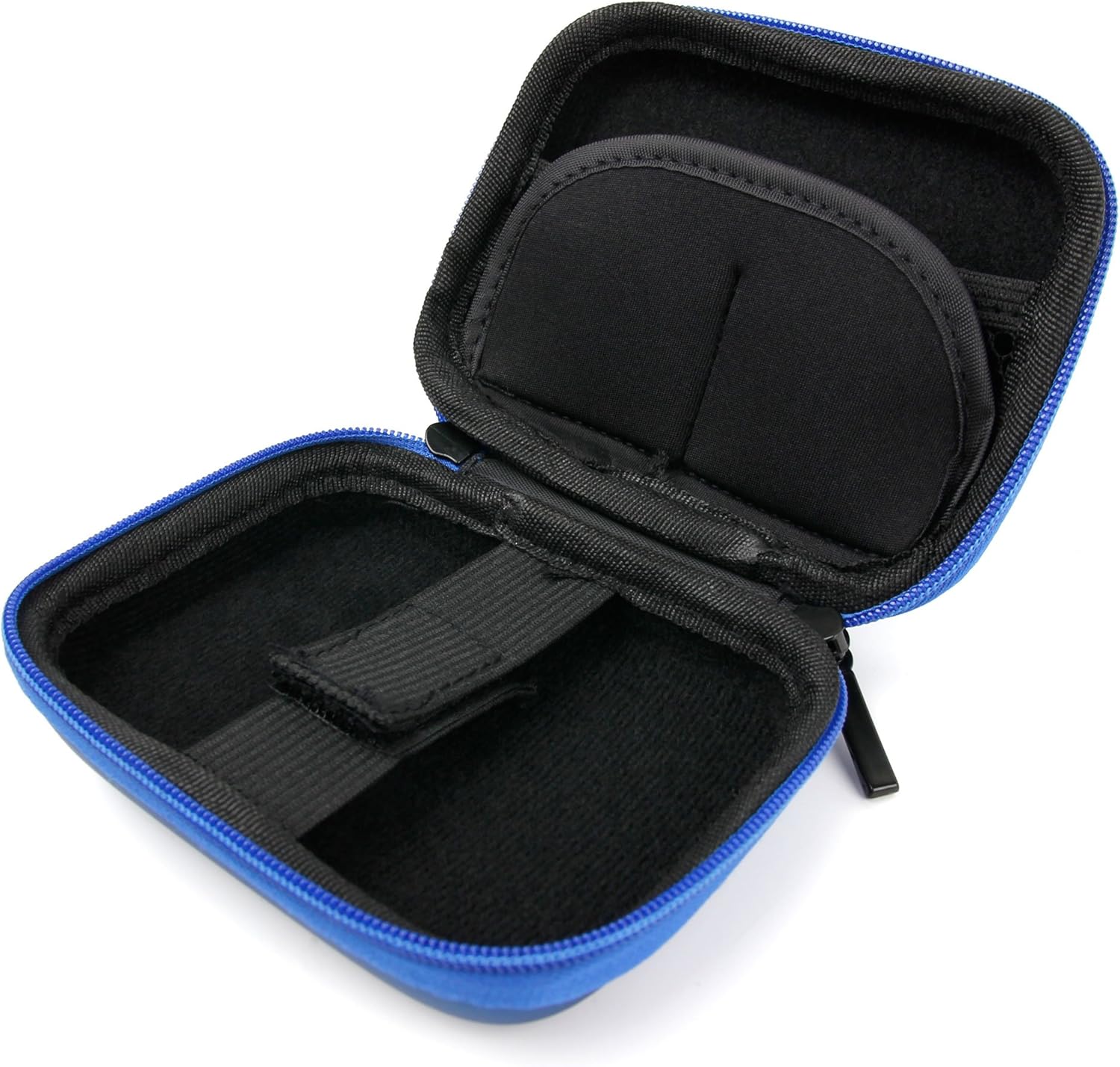DURAGADGET Blue Hard EVA Case with Carabiner Clip & Twin Zips – Ideal ...