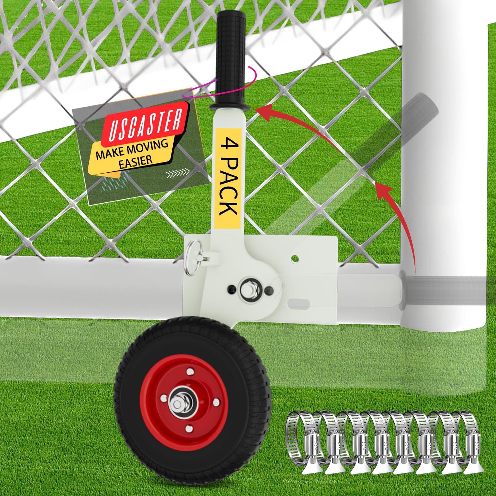 Snapklik.com : USCaster Goal Mover Heavy-Duty Lift Mover Tool Set ...