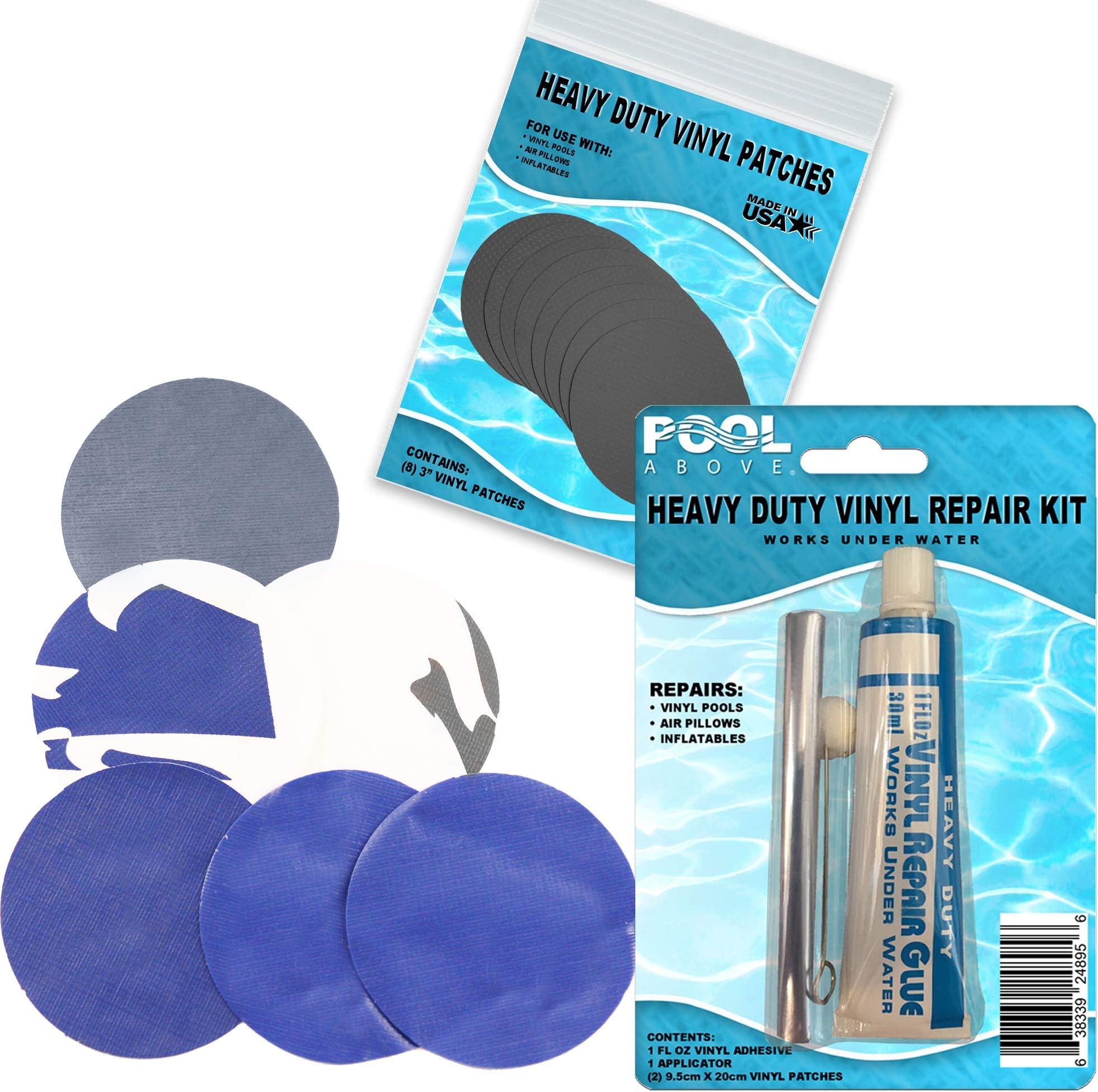 Amazon.com : Pool Above Vinyl Repair Kit with Clear Sealant, Ideal for ...