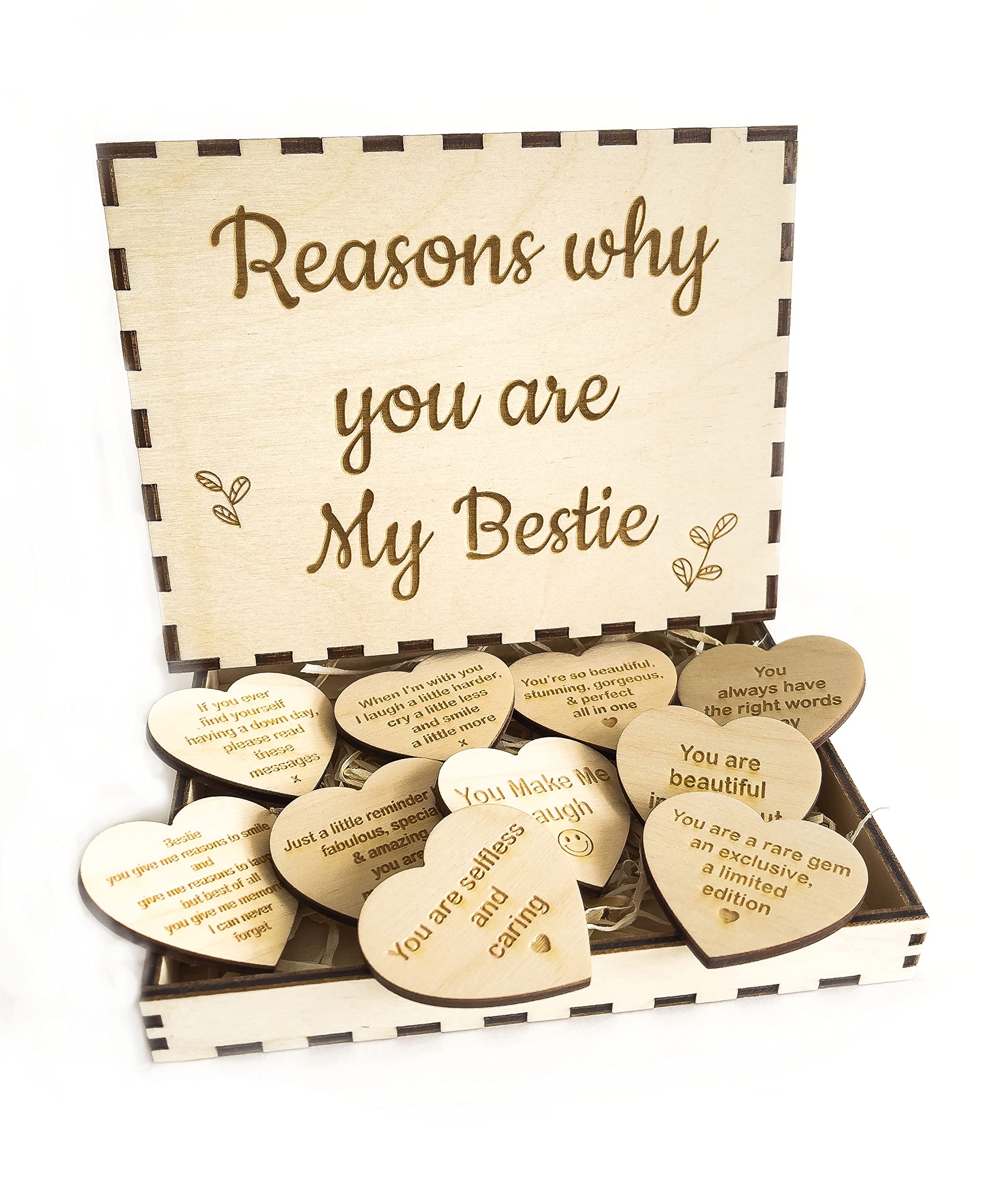Buy MissyJulia Ltd Reasons Why You Are My Bestie Gift Box, Gift for ...