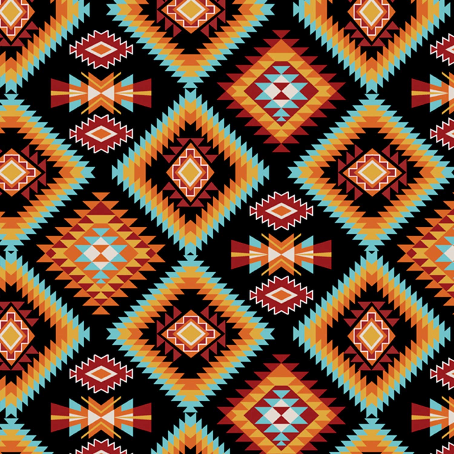 Amazon.com: David Textiles Native American Themed Raindance Argye Black ...