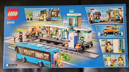 Amazon.com: LEGO City Train Station Building Toy Set - Pretend Play Set ...