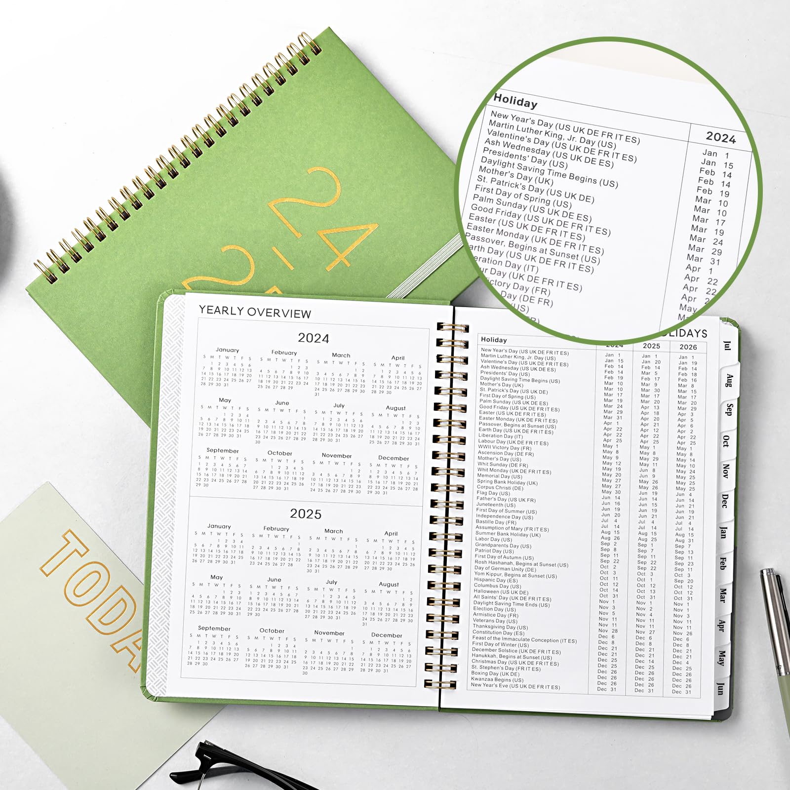 Snapklik.com : 2024-2025 Planner - Weekly Monthly Planner 2024-2025 ...