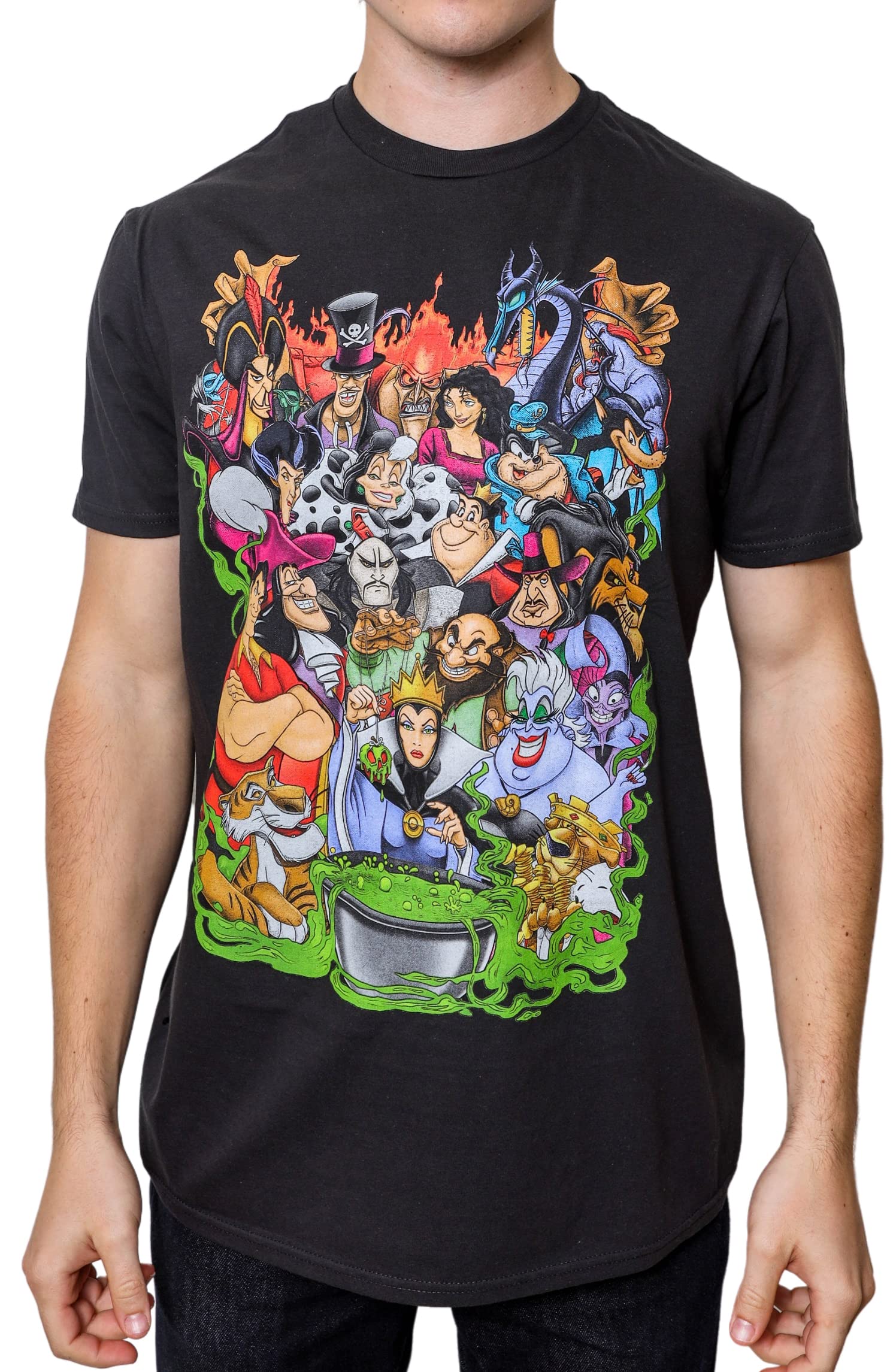 Disney Villains Group Collage Gaston Ursula Maleficent Hades Scar Hook ...