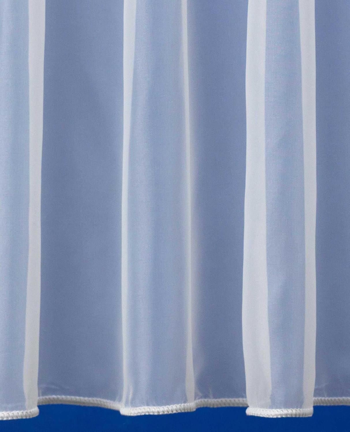 Net Curtains Direct Classic Plain Lead Weighted White Voile Net Curtain ...